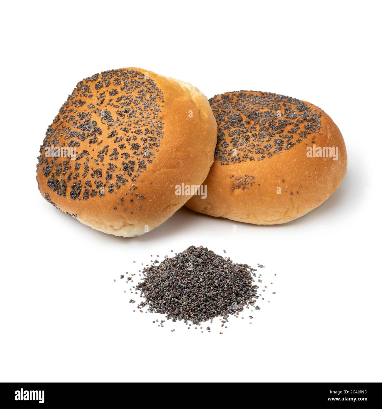 Soft poppy seed buns Cut Out Stock Images & Pictures - Alamy