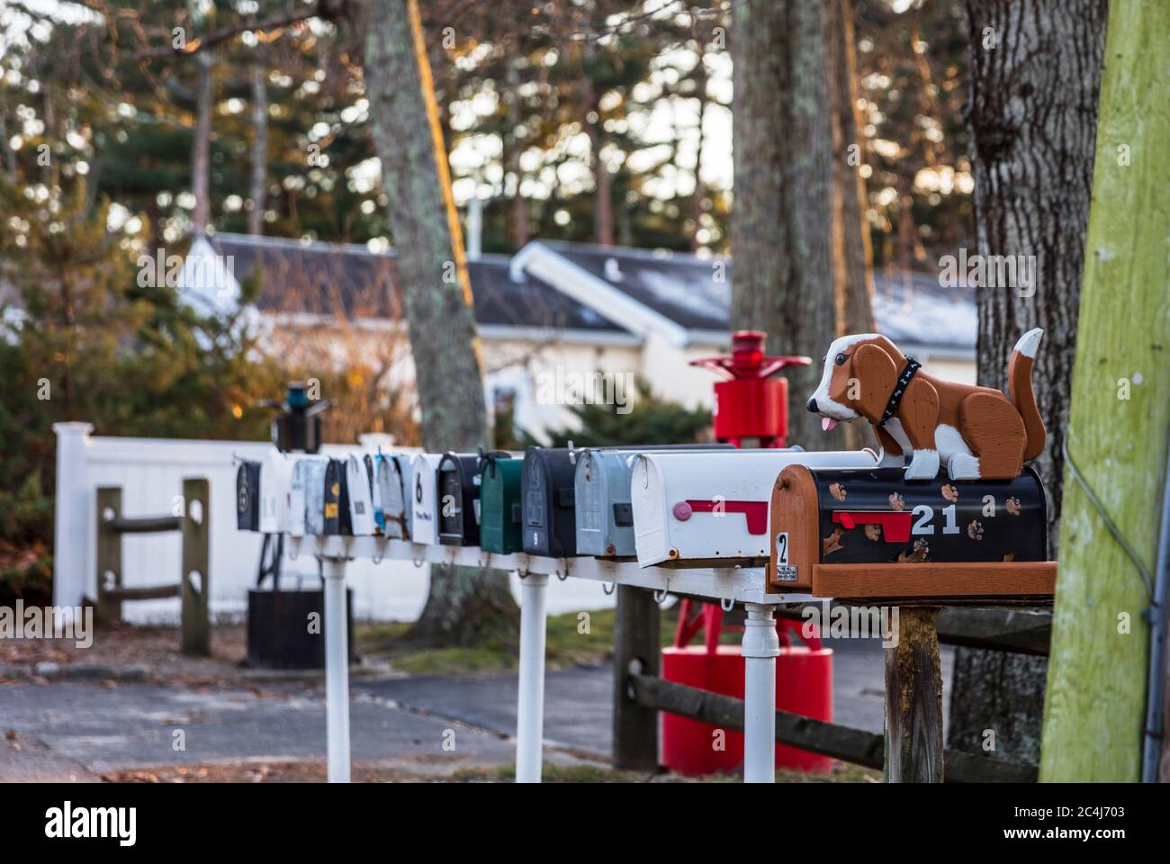 New york post box on hi-res stock photography and images - Alamy