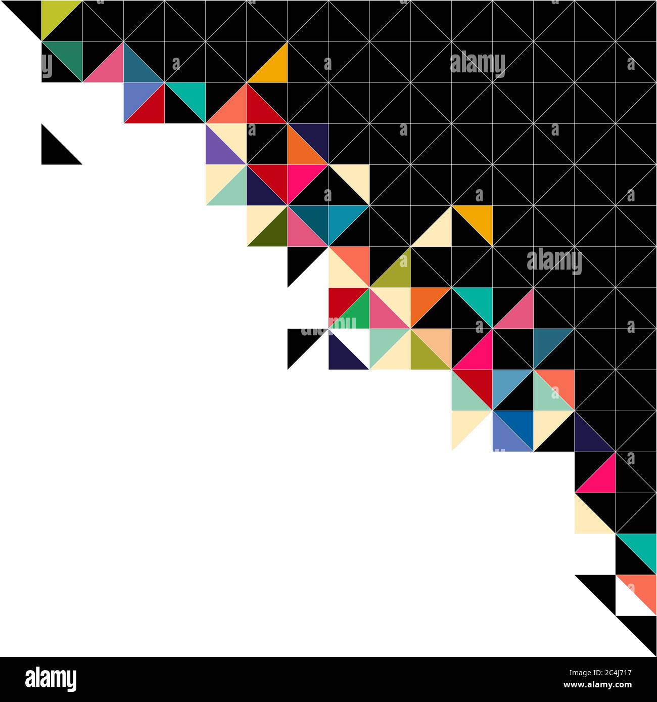 Pixel corner abstract Stock Vector Images - Alamy
