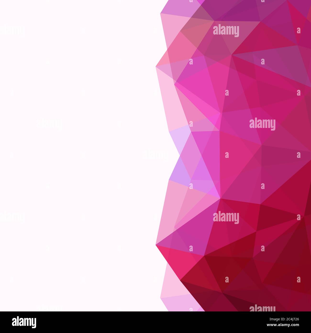 Abstract, geometric background, triangle and square, magenta Stock ...