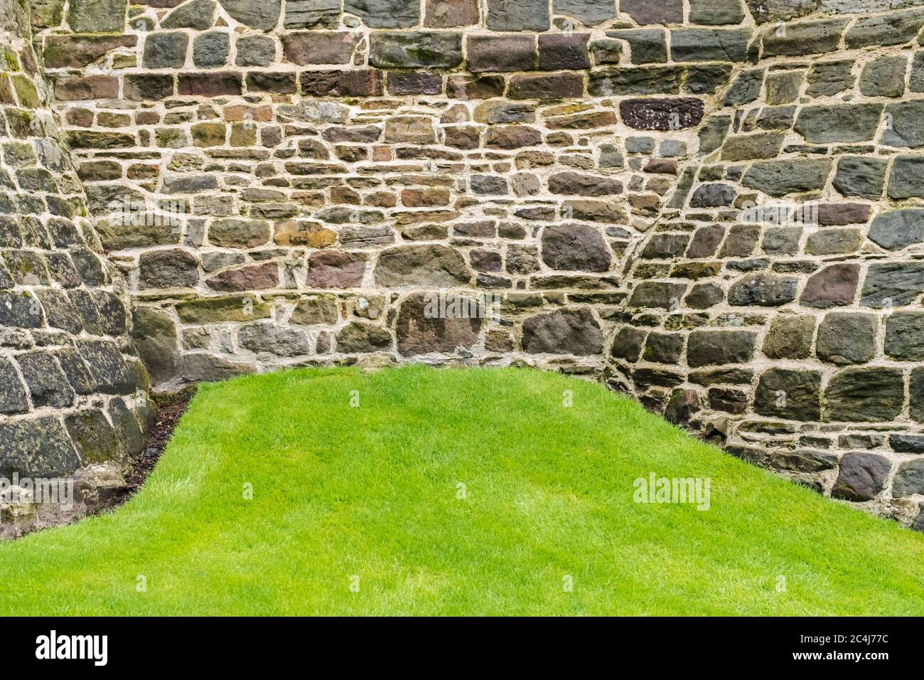 Detailed view of a recently renovated historical building showing the ...