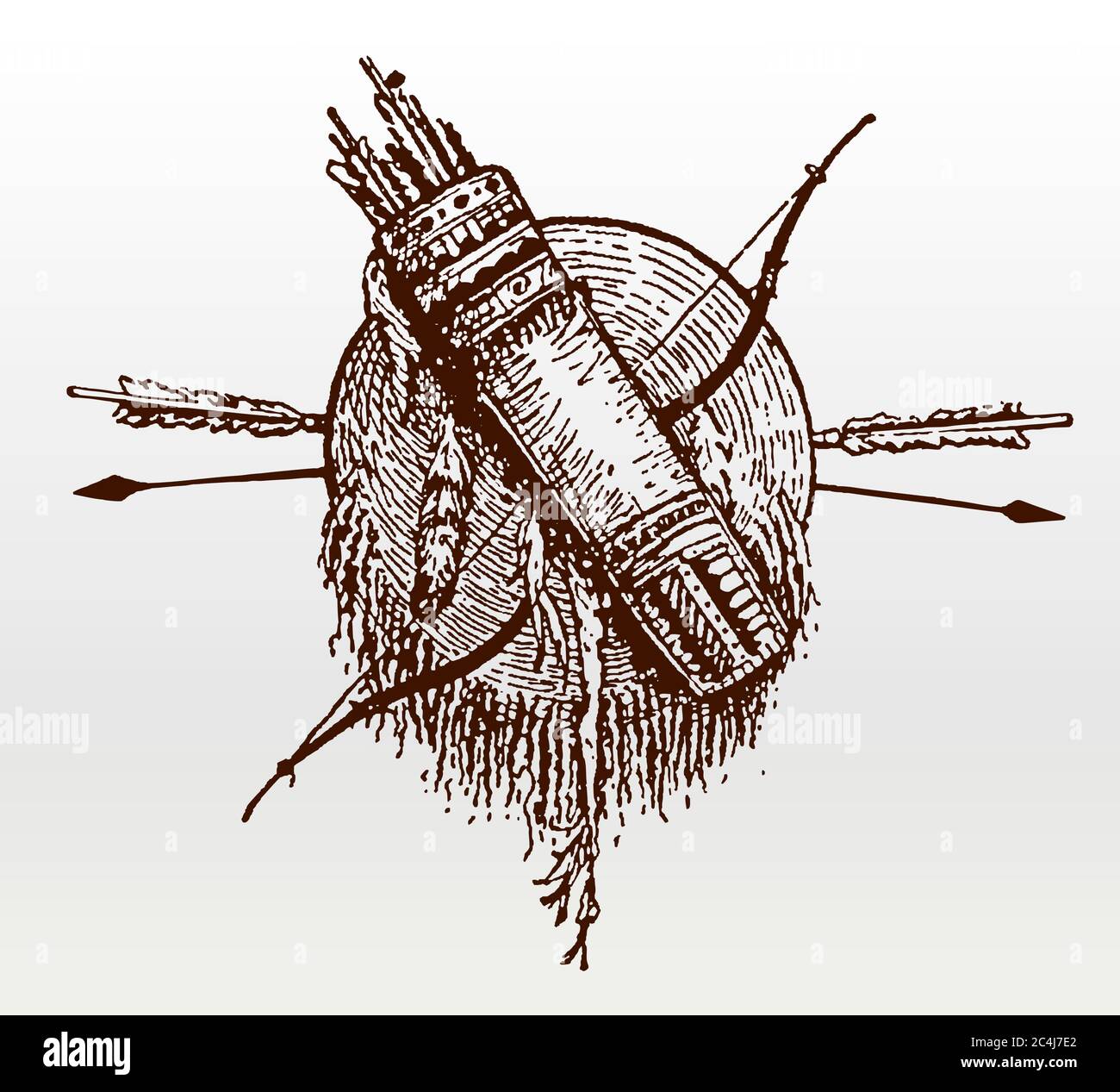 Native american bow and arrows hi-res stock photography and images - Alamy