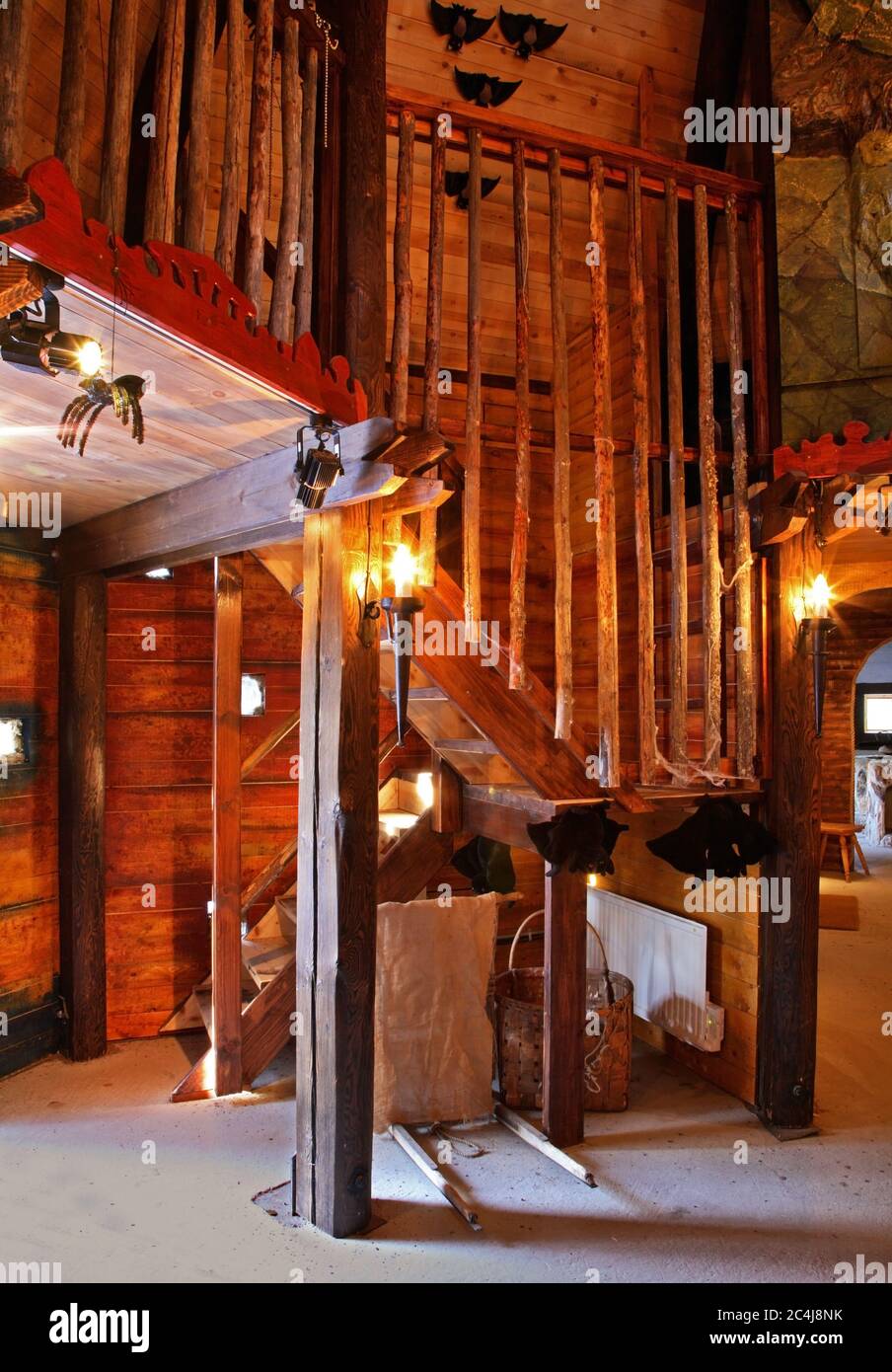 Troll house in Tomteland - residence of Santa Claus. Sweden Stock Photo ...