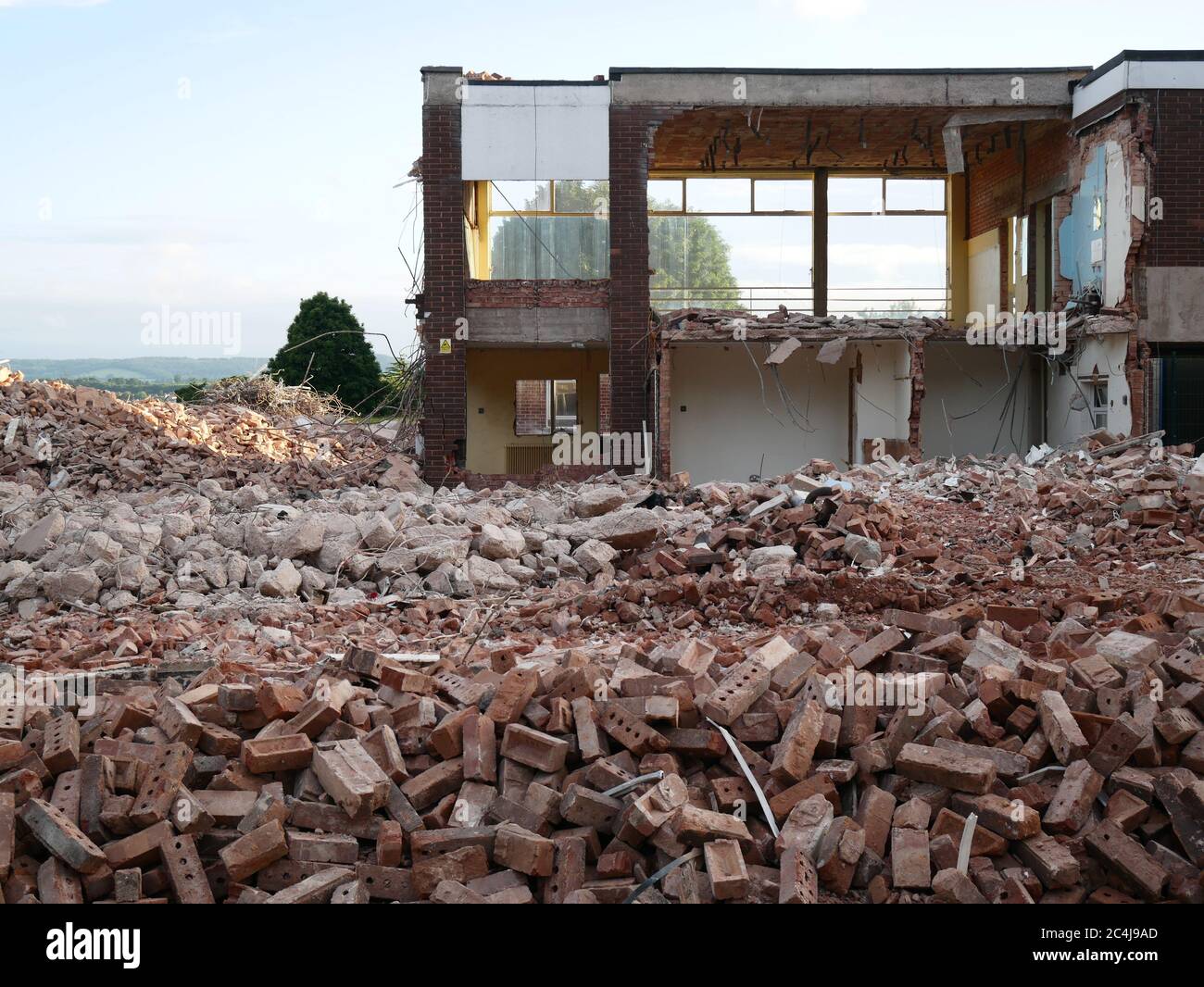 Demolition building site clearance Stock Photo - Alamy