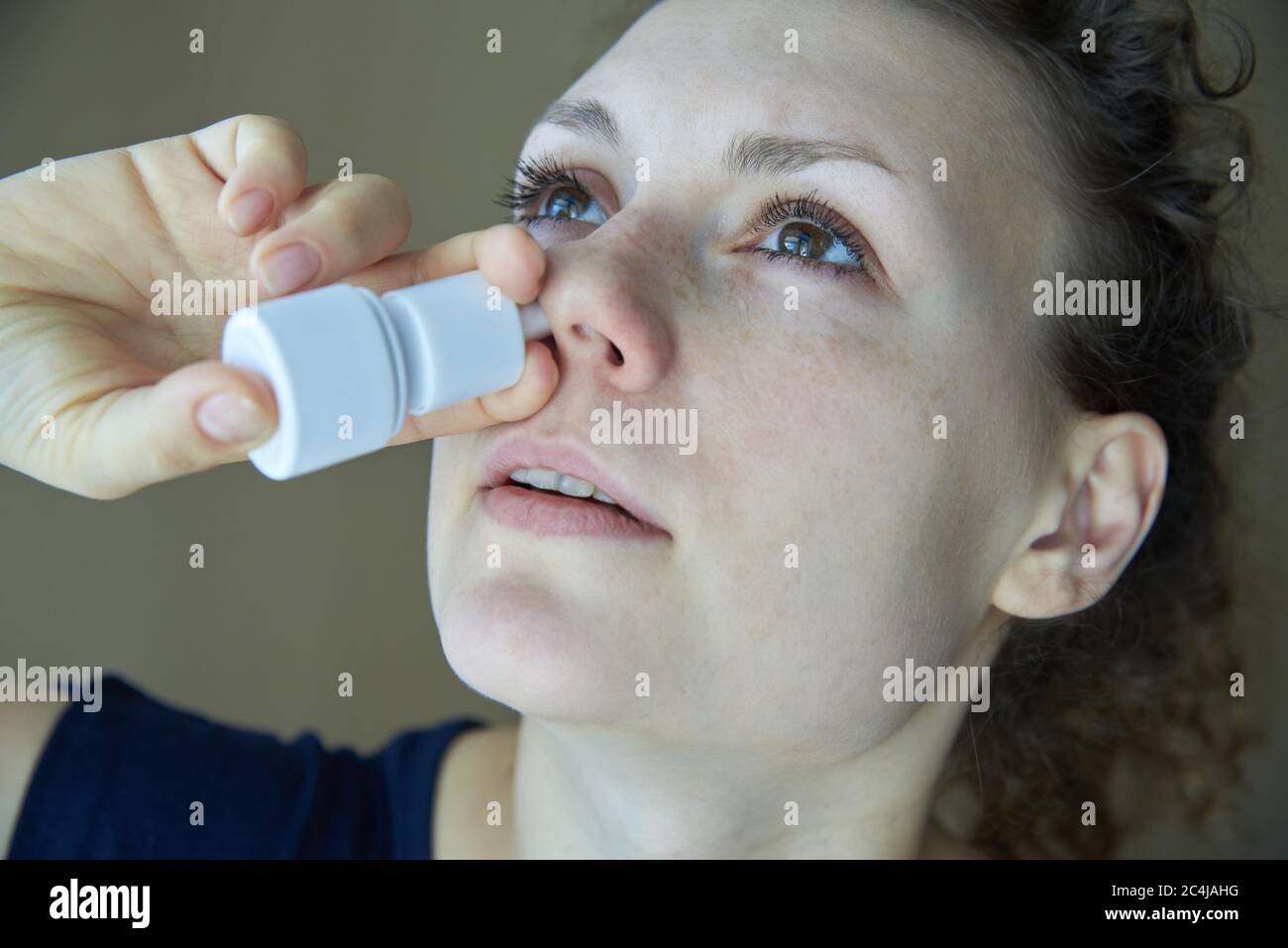 Drops from runny nose hi-res stock photography and images - Alamy