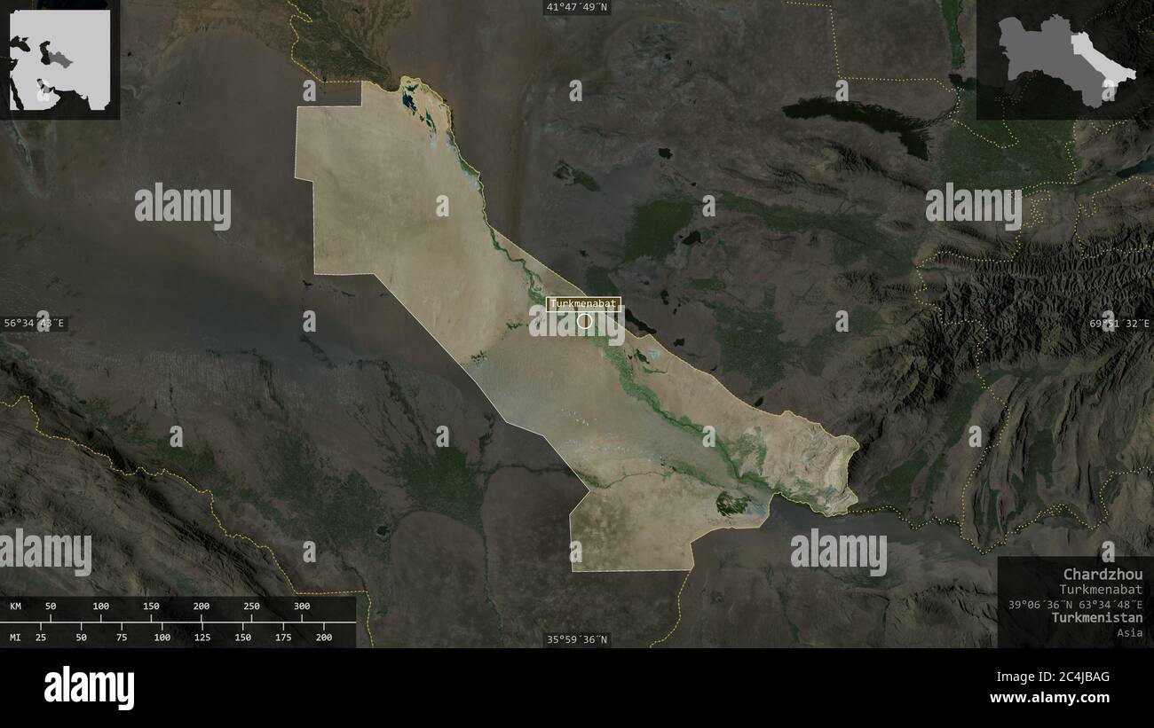 Chardzhou outline map hi-res stock photography and images - Alamy