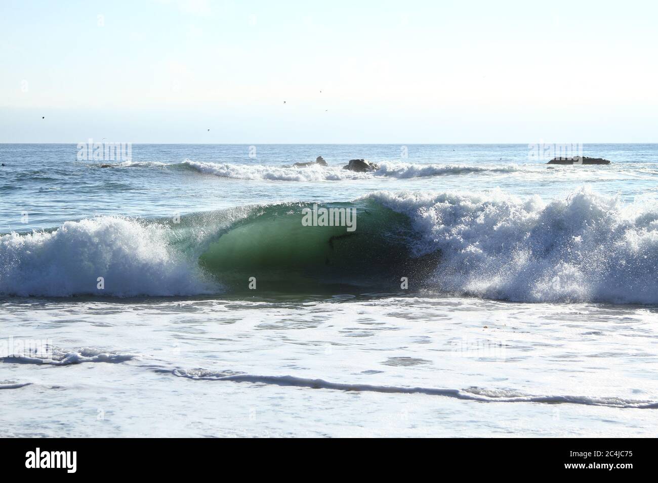 SEASCAPE. PACIFIC COAST. WAVES. PACIFIC OCEAN. RISING SEA LEVELS ...