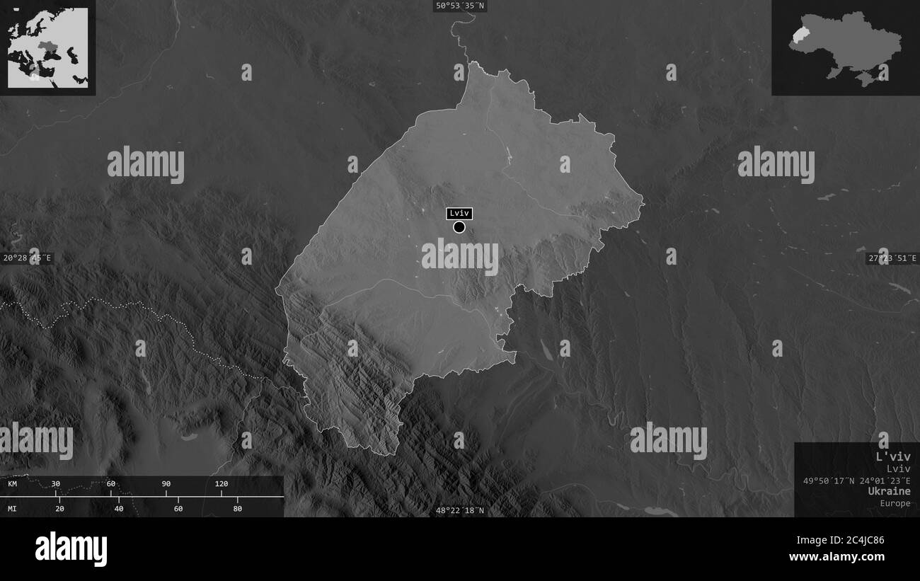 Map of lwow hi-res stock photography and images - Alamy