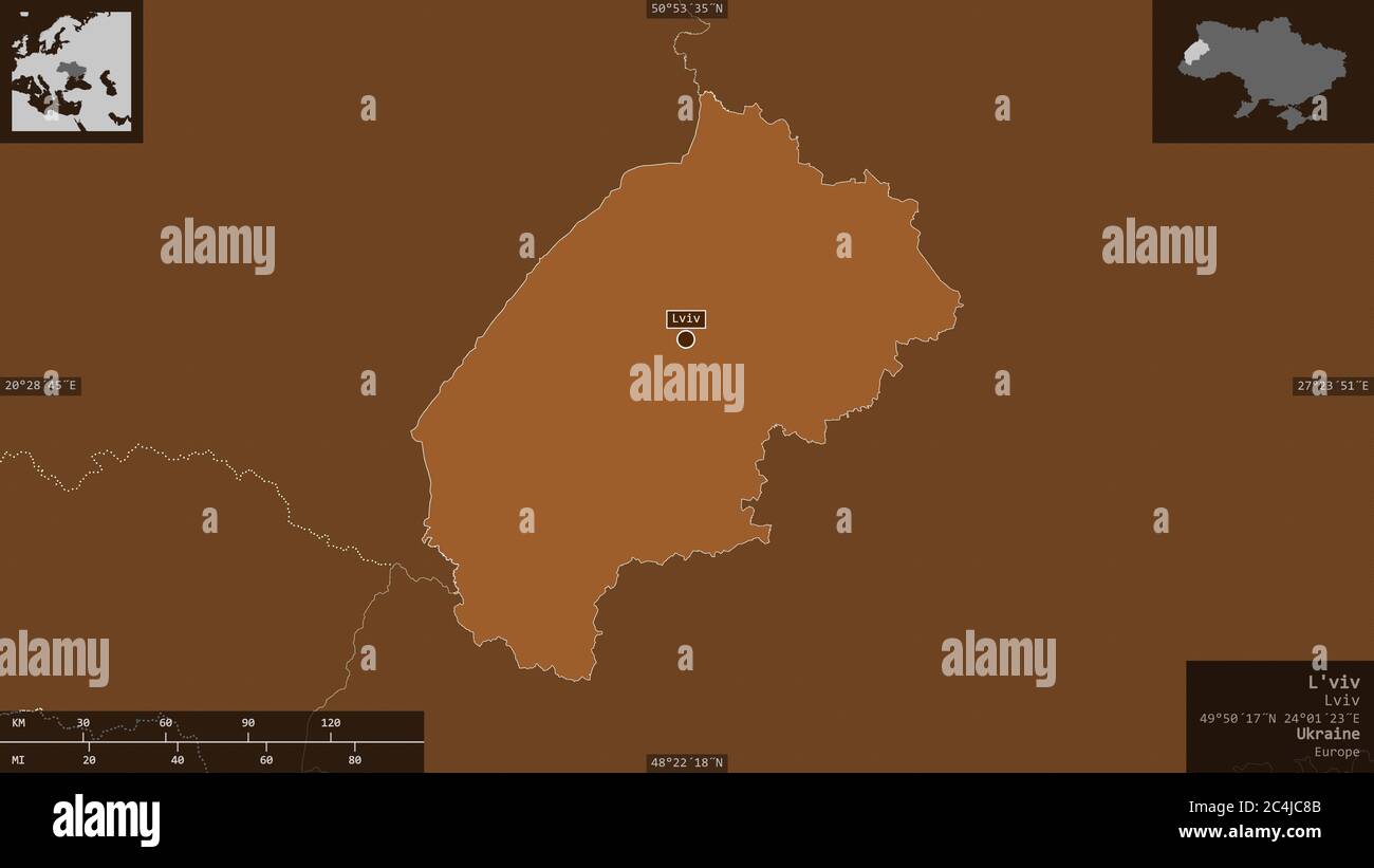 Map of lwow hi-res stock photography and images - Alamy