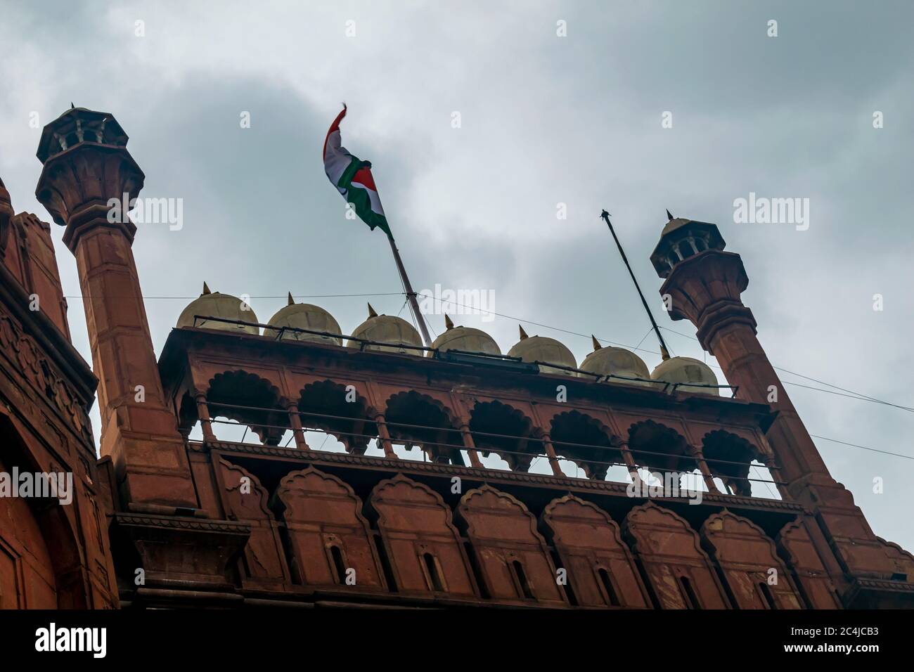 Red Fort, Delhi, India- a view from a different angle Stock Photo - Alamy