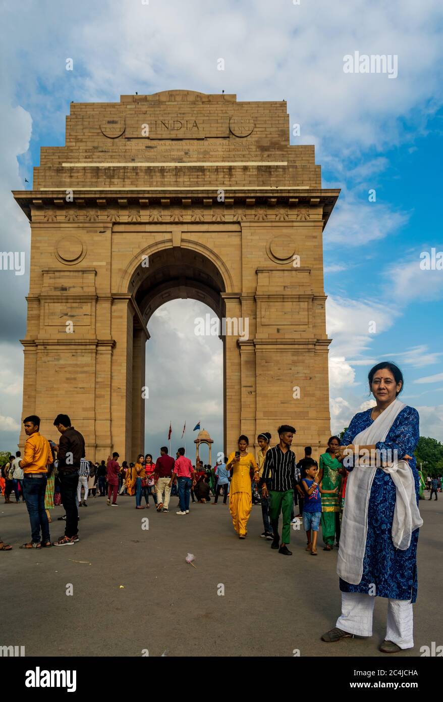 India Gate, New Delhi, India; 26-Apr-2018; a view of the India Gate ...