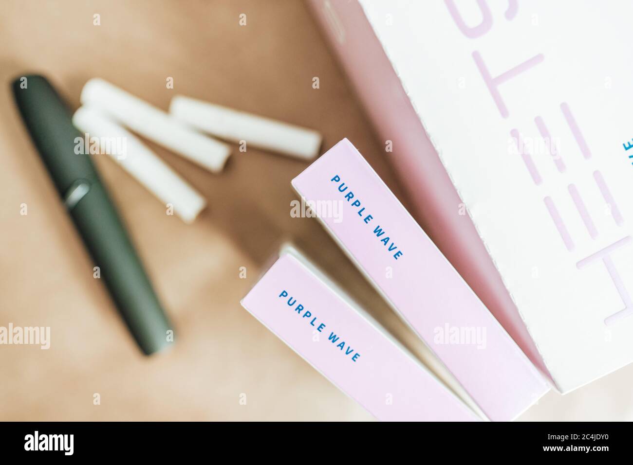 Heating tobacco sticks New box Heets Purple Wave with iqos 3.0 Stock ...