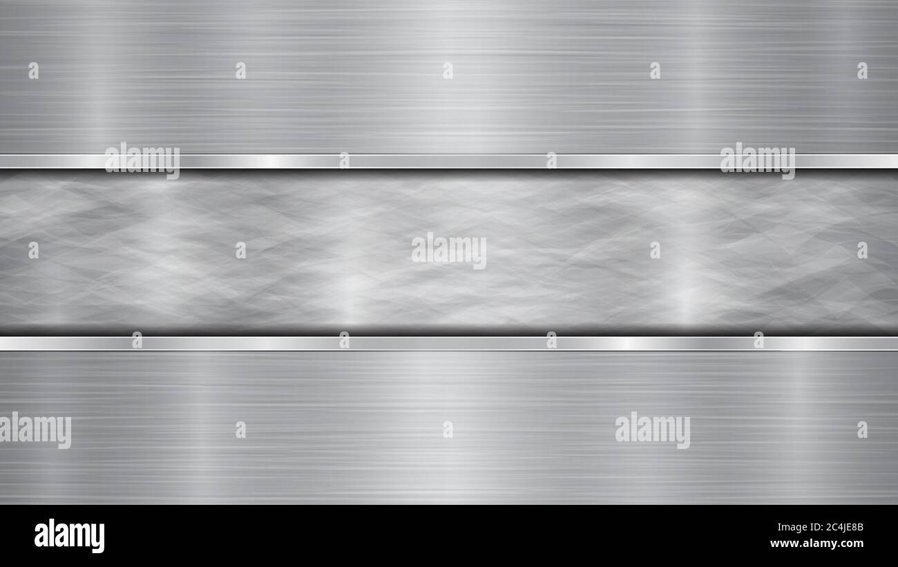 Two steel metal plates Stock Vector Images - Alamy