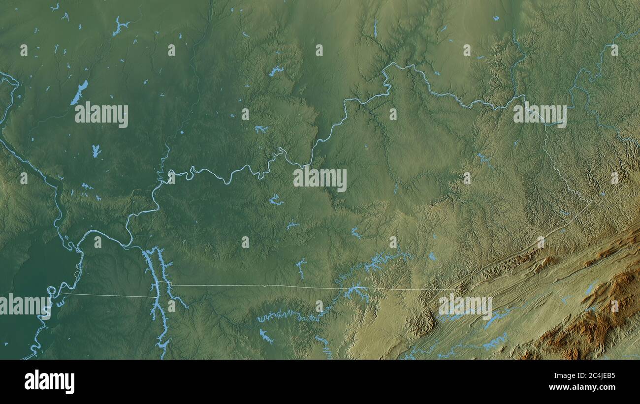 Kentucky relief map hi-res stock photography and images - Alamy