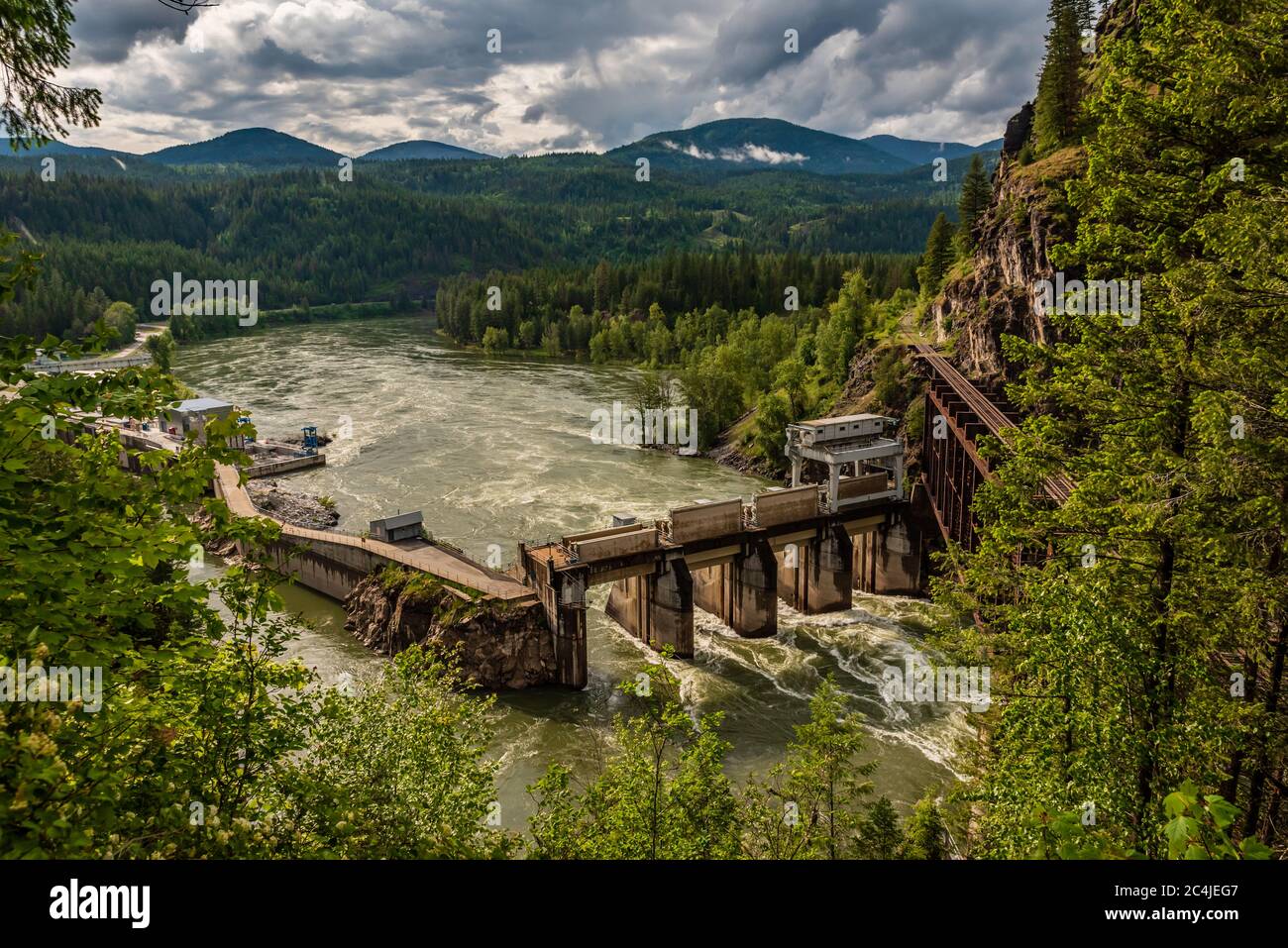 Box Canyon Dam On The Pend Oreille River Stock Photo - Alamy