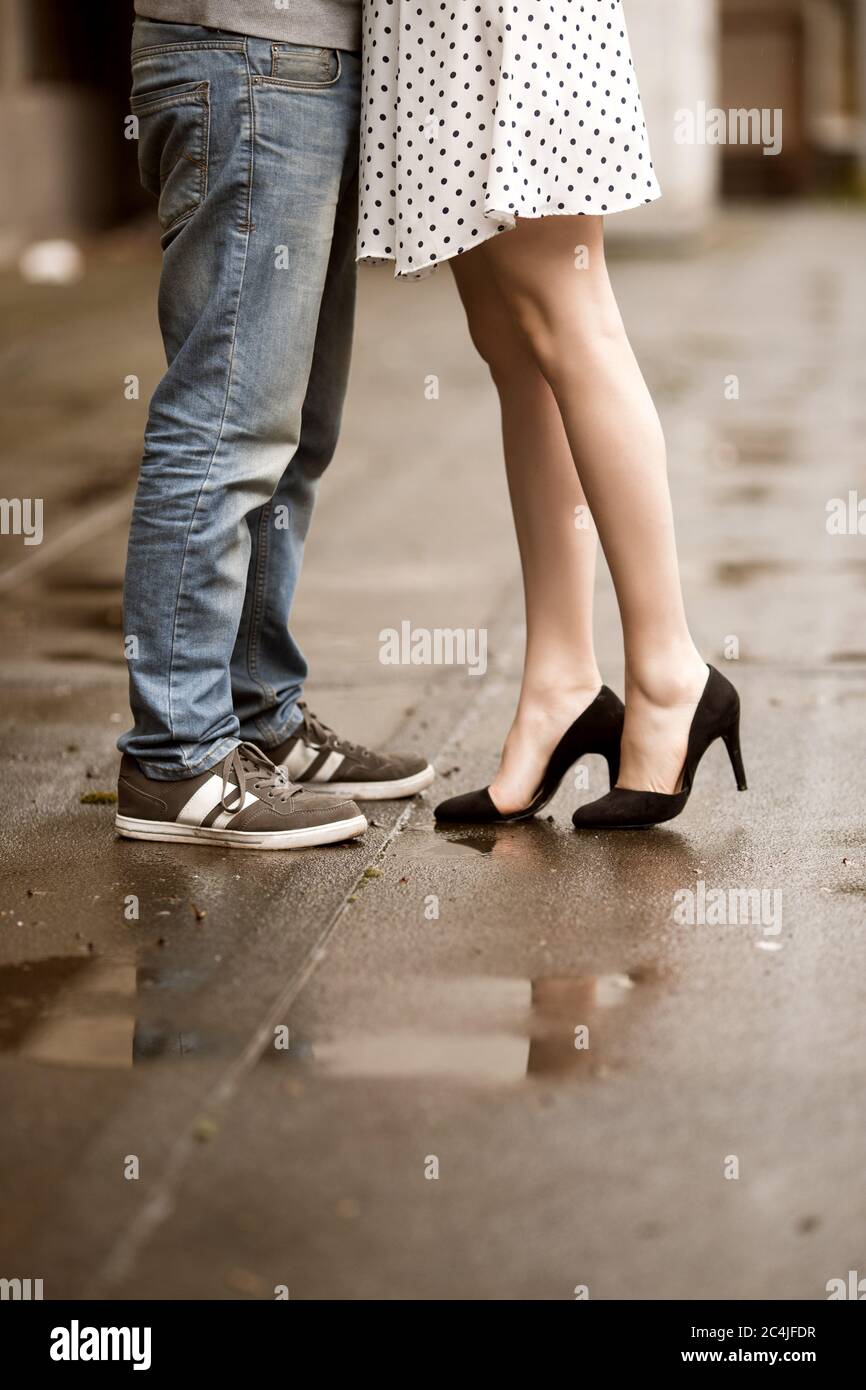Man kissing foot hi-res stock photography and images - Alamy