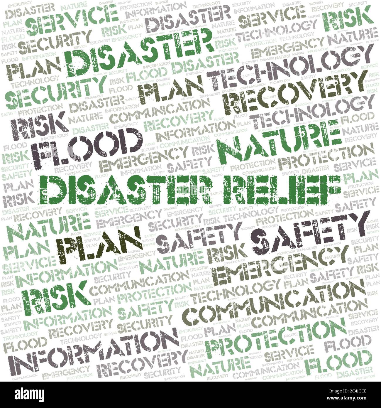 Disaster Relief typography word cloud. Wordcloud collage made with the ...