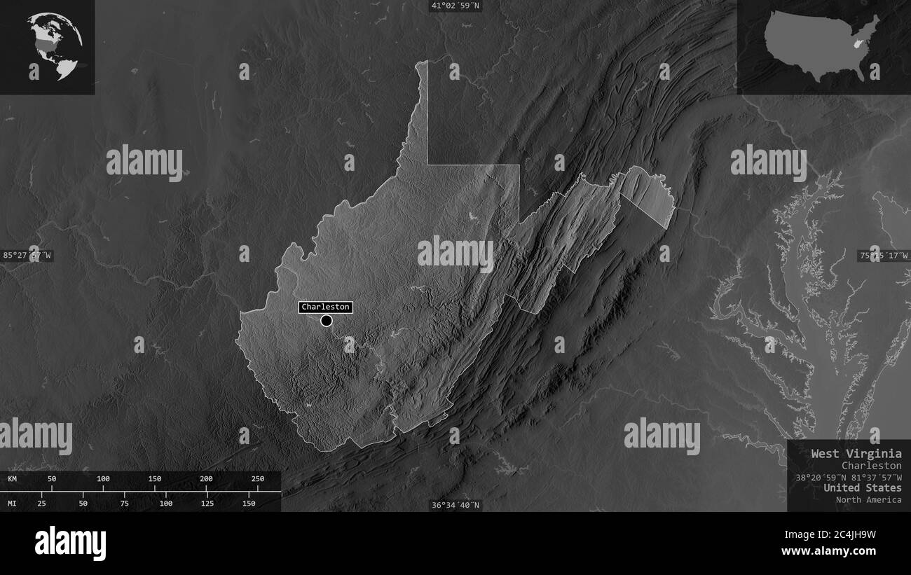 Map of virginia rivers hi-res stock photography and images - Alamy