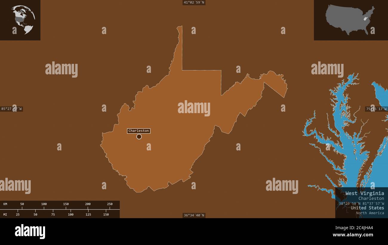 Map of virginia rivers hi-res stock photography and images - Alamy