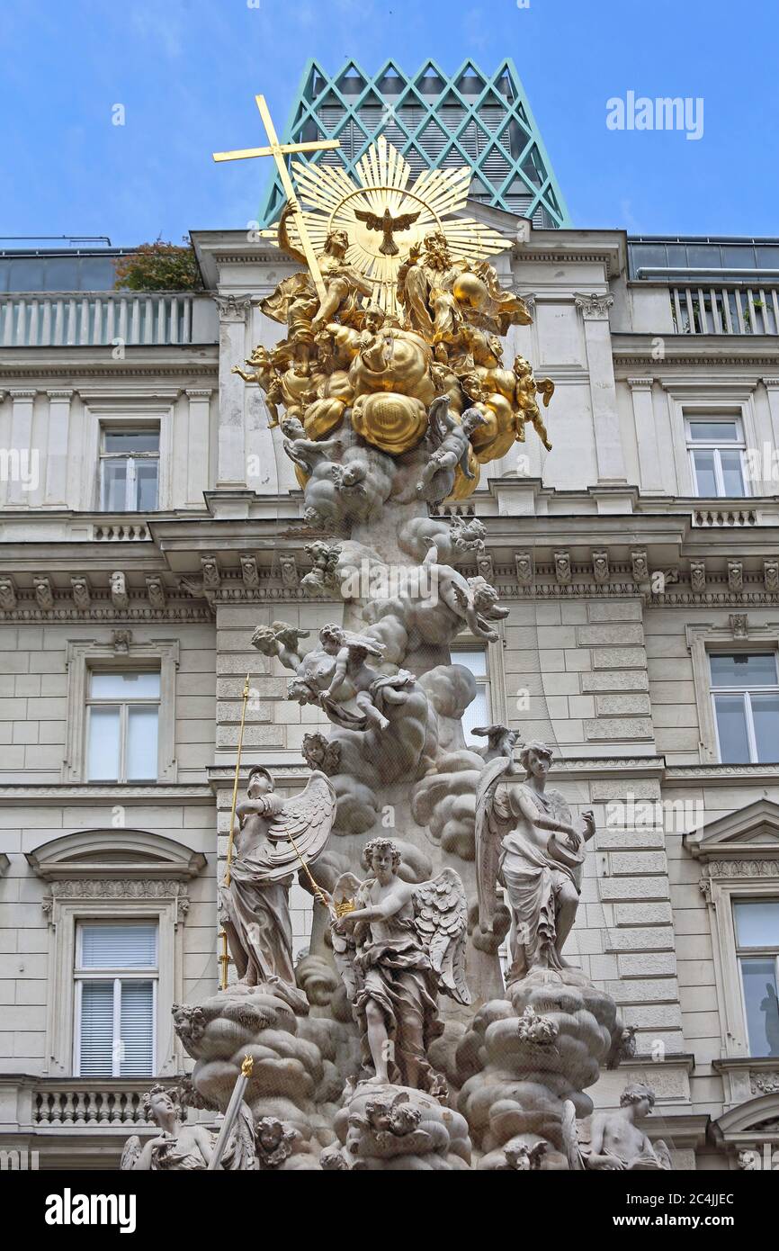 Vienna austria plague monument hi-res stock photography and images - Alamy