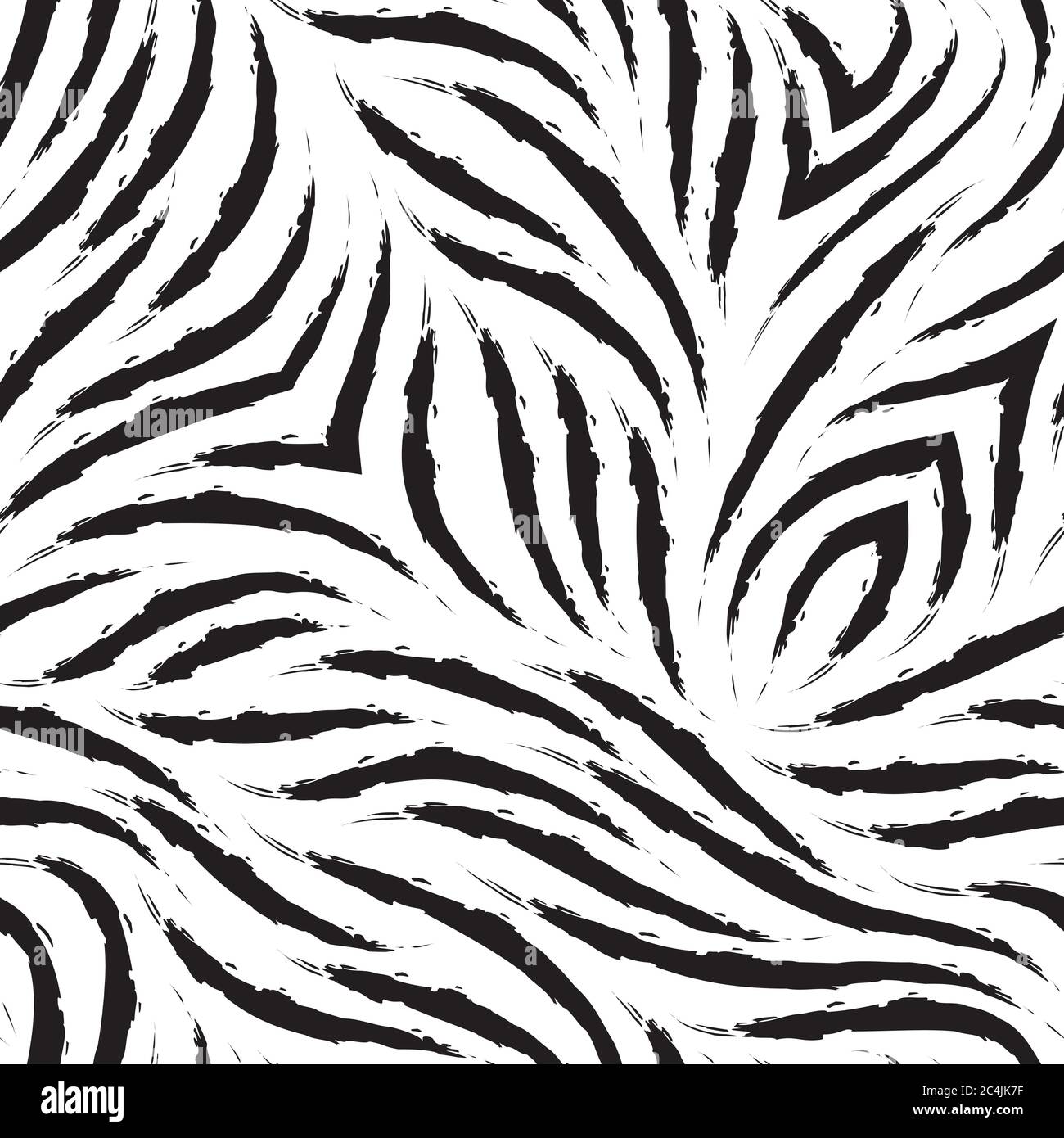 Zebra Fur Texture