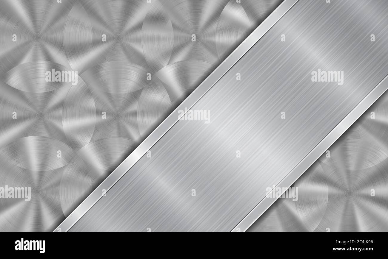 Abstract metal background in silver colors, consisting of a metallic ...