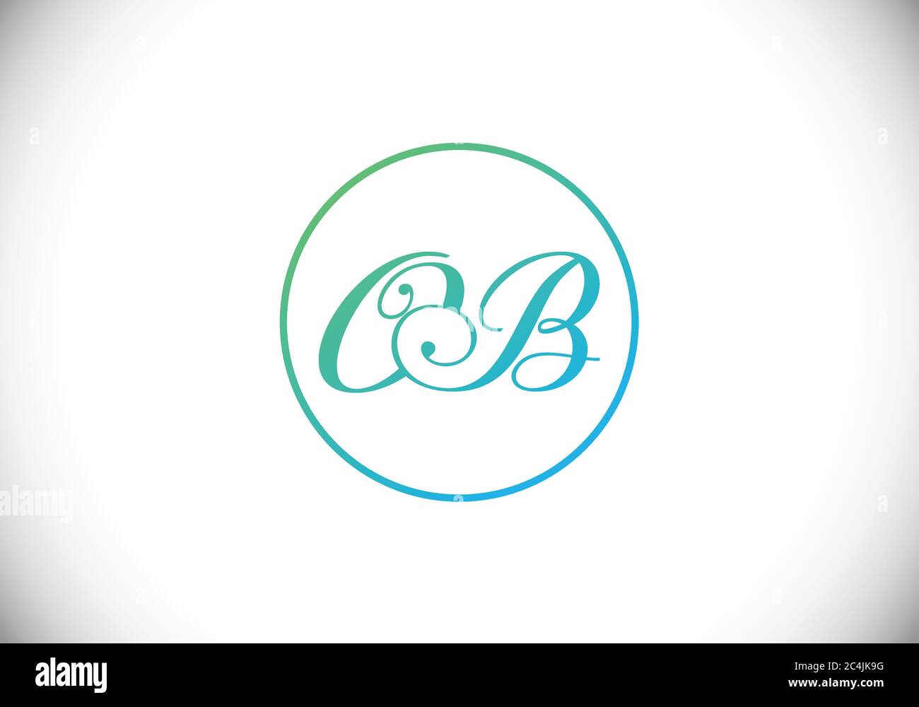 Initial Monogram Letter O B Logo Design Vector Template. O B Letter ...