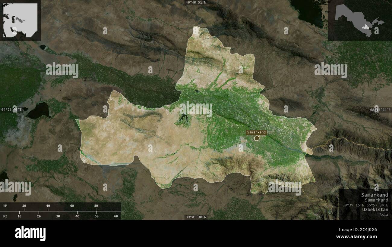 Samarkand outline map hi-res stock photography and images - Alamy