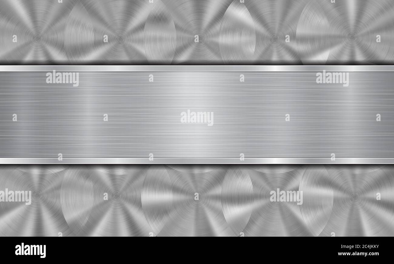 Abstract metal background in silver colors, consisting of a metallic ...