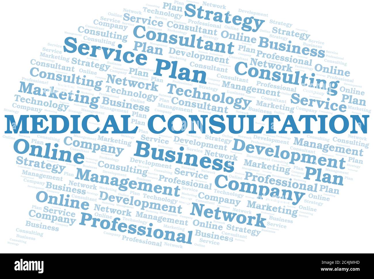 Medical Consultation typography vector word cloud. Wordcloud collage ...