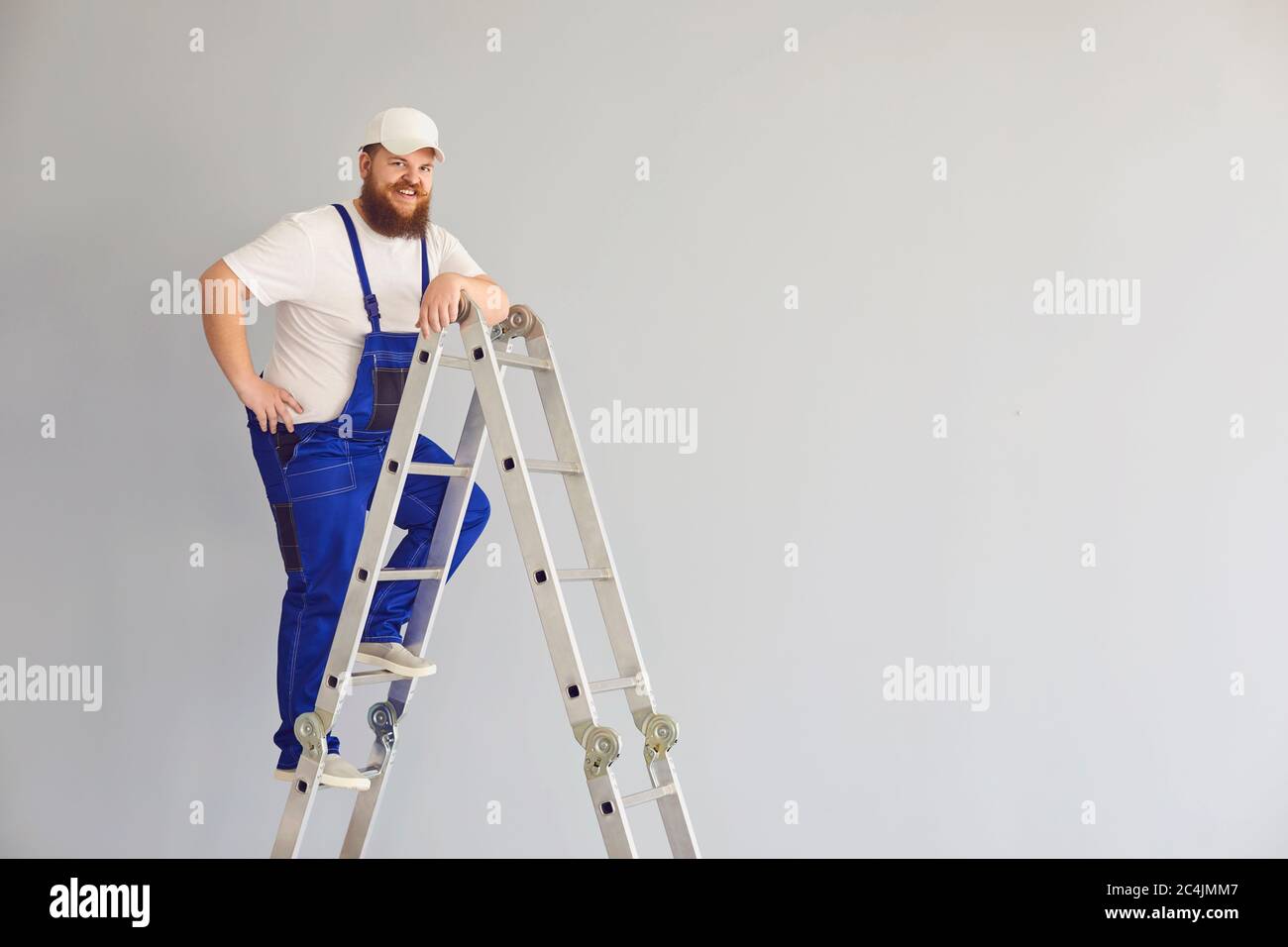 Funny ladder hi-res stock photography and images - Alamy