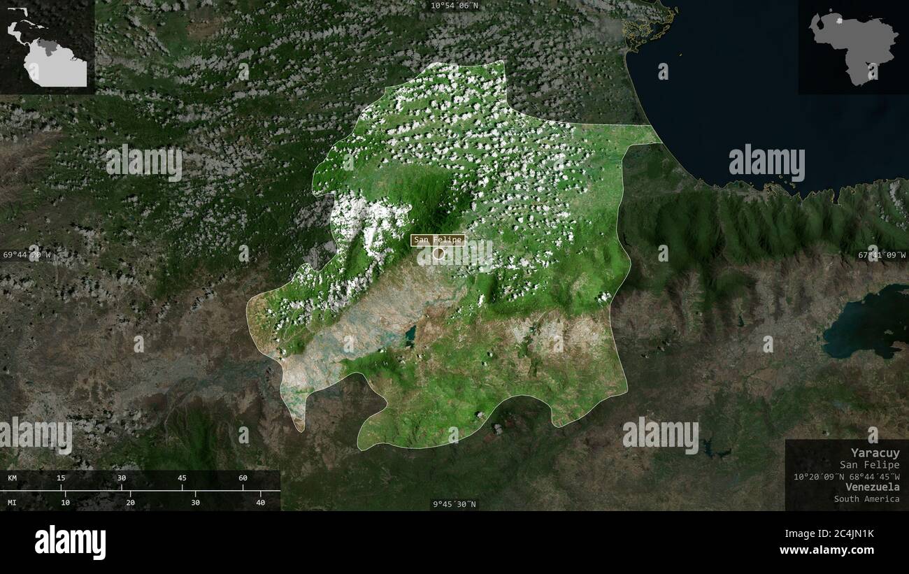 Map of yaracuy hi-res stock photography and images - Alamy