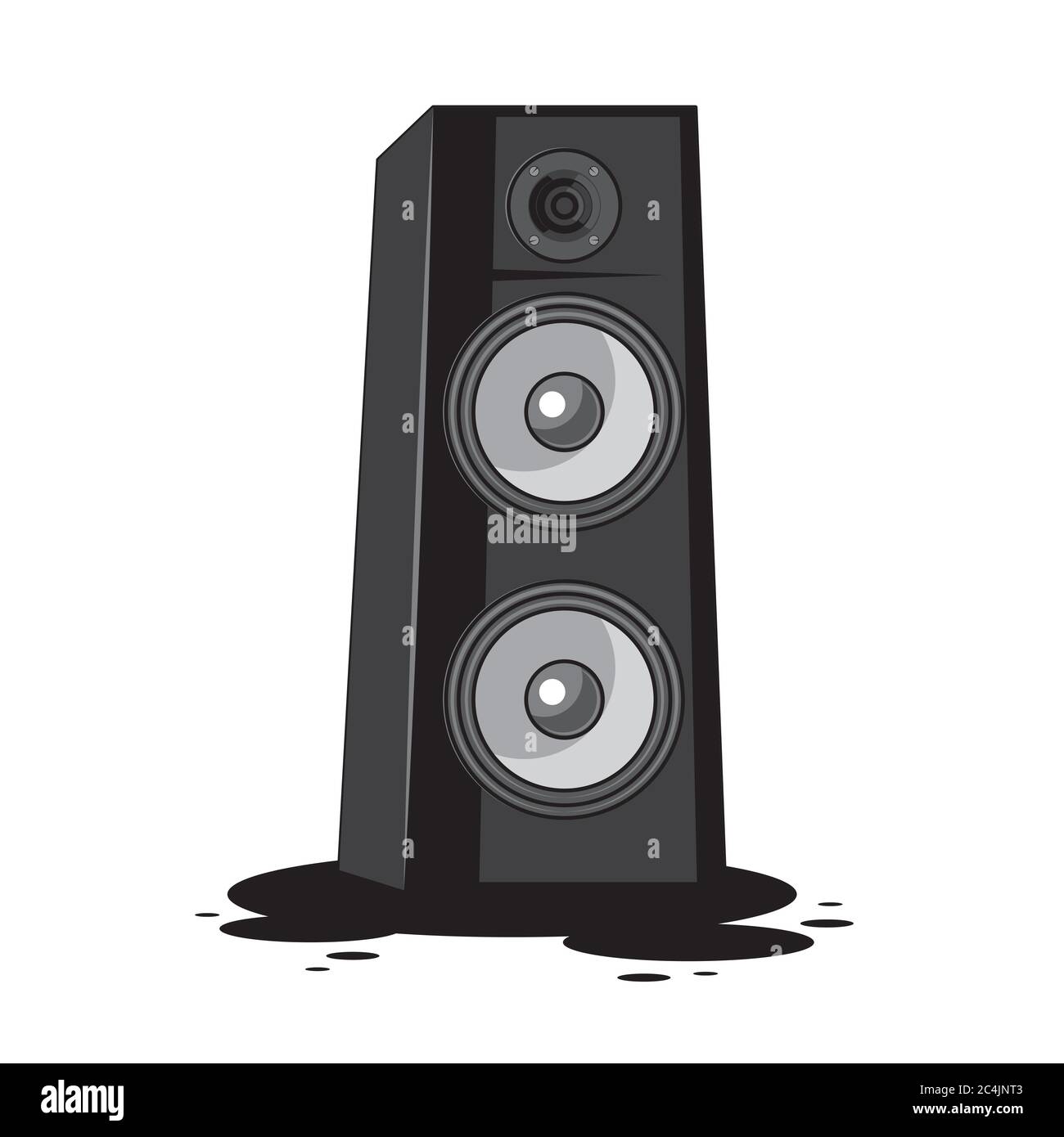 Professional speaker system Stock Vector Images - Alamy