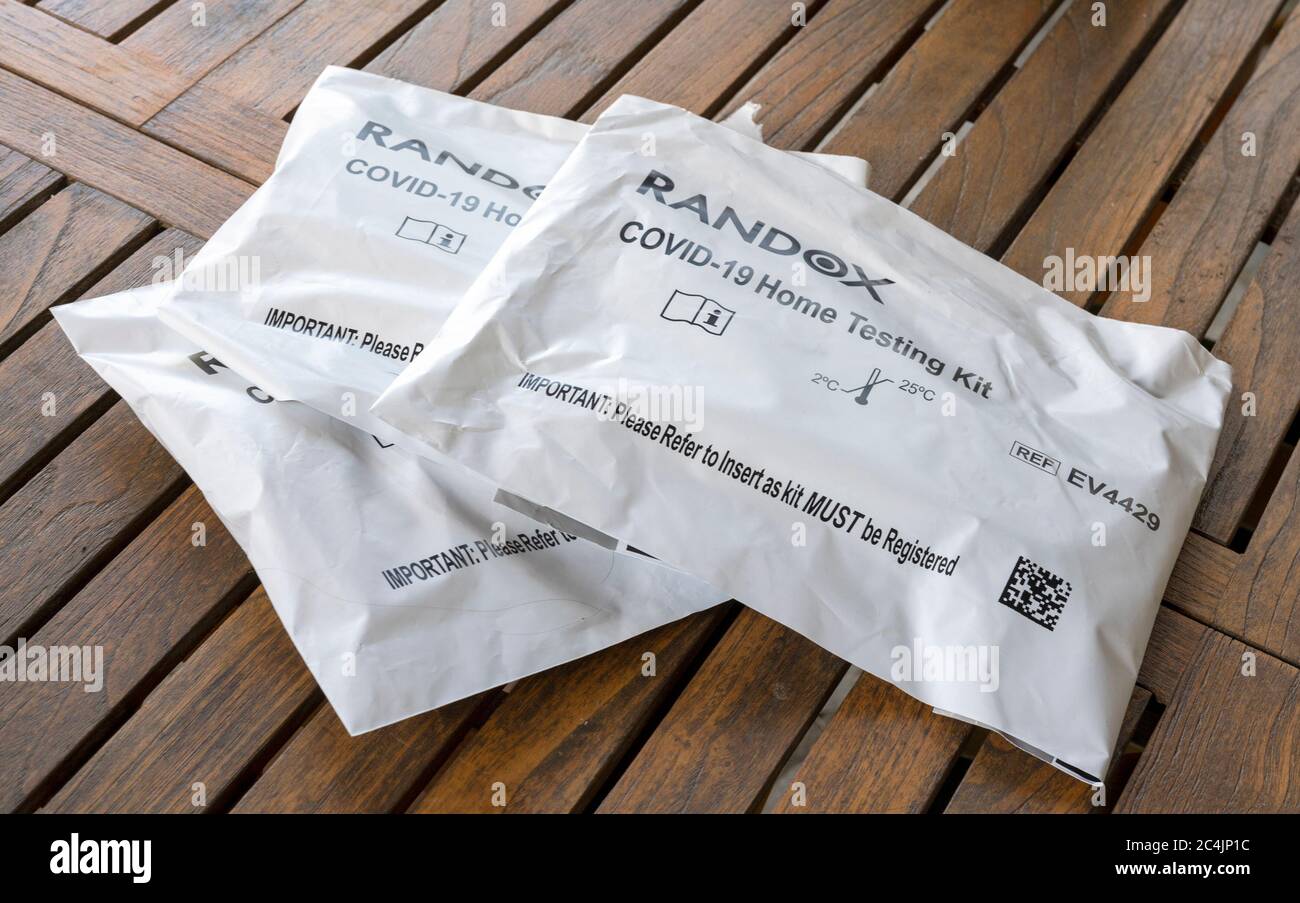 Randox Covid-19 Home Testing Kits Stock Photo - Alamy