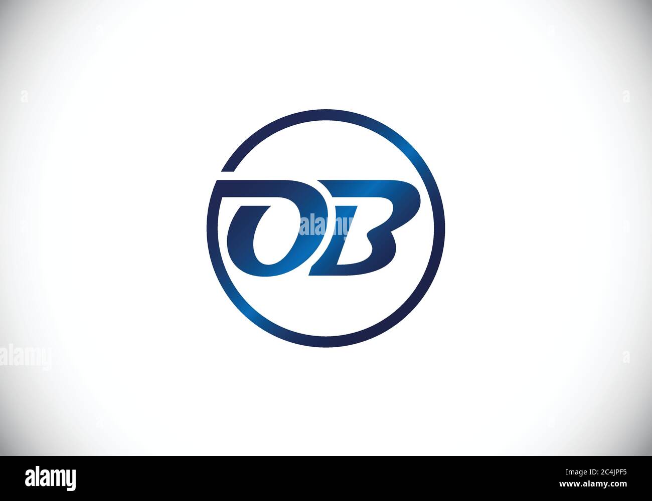 Initial Monogram Letter O B Logo Design Vector Template. O B Letter ...