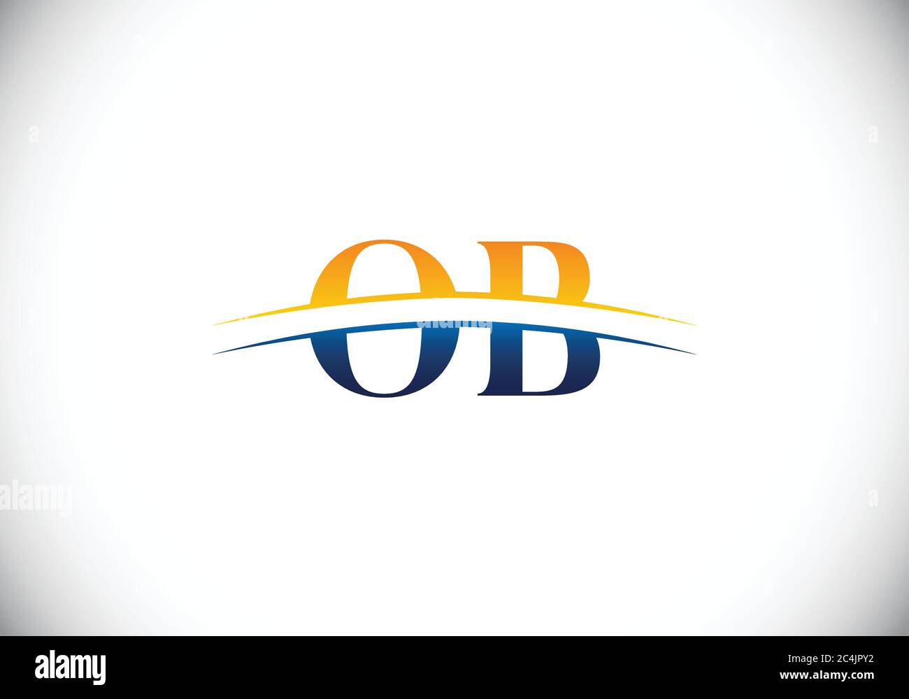 O and b initials Stock Vector Images - Alamy