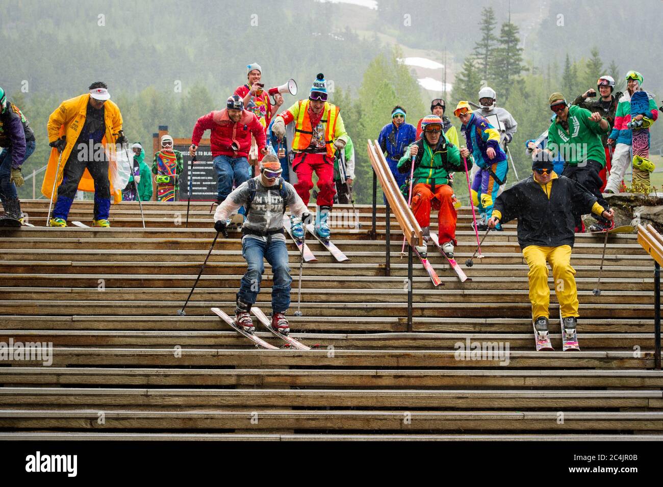Whistler, BC, Canada: Gaper Day celebrating the last day of the season ...