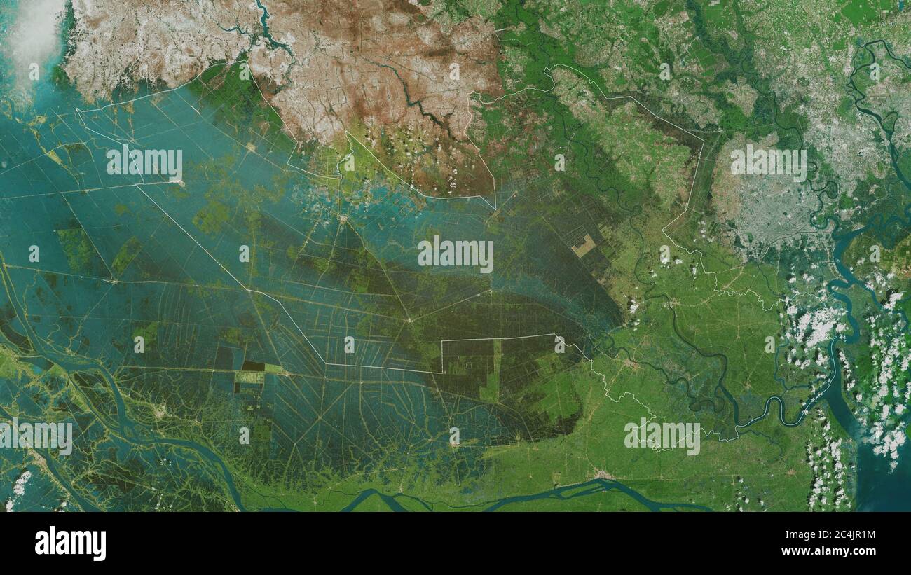 Vietnam map satellite geography hi-res stock photography and images - Alamy