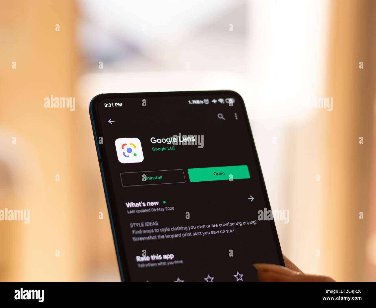 Assam, india - June 25, 2020 : Google lens to identify objects and text ...