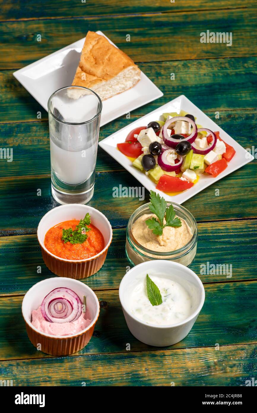 Greek starter hi-res stock photography and images - Alamy