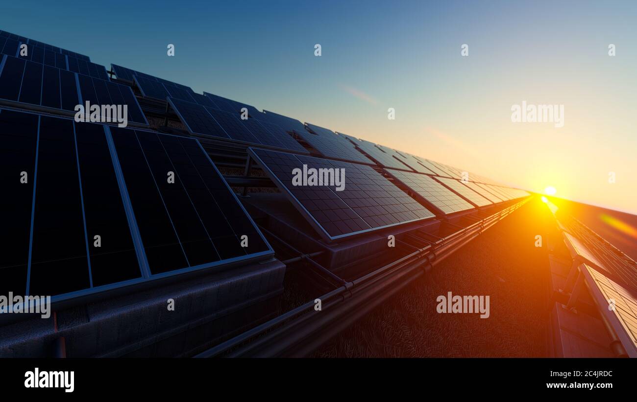 Solar farm dramatic hi-res stock photography and images - Alamy