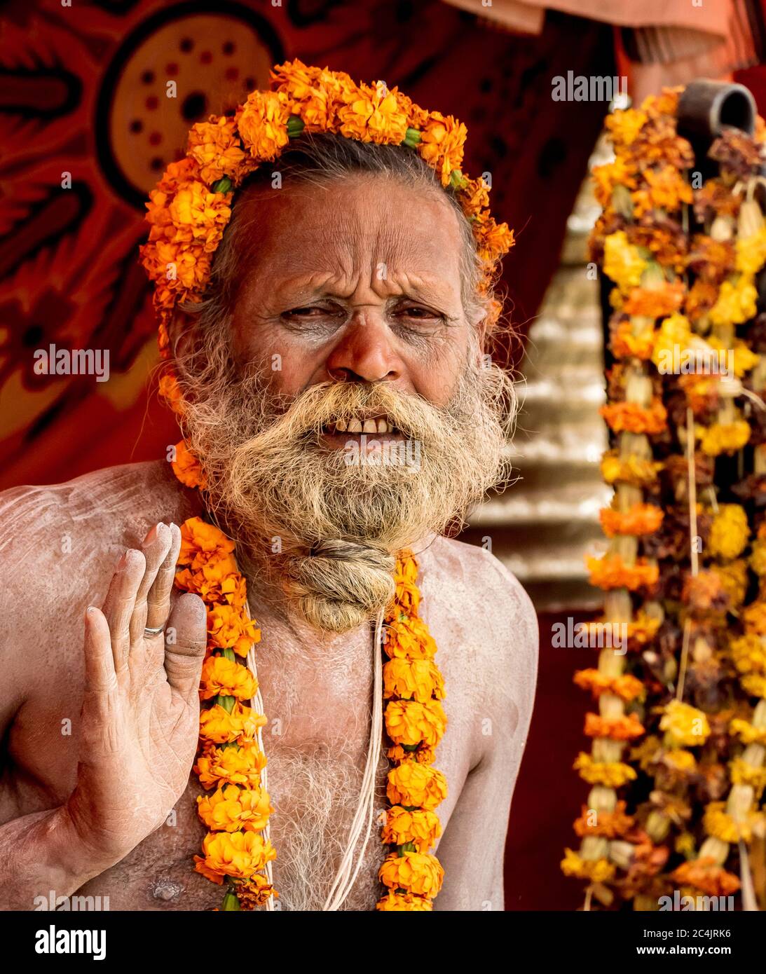 Naga sadhus holy men hi-res stock photography and images - Alamy
