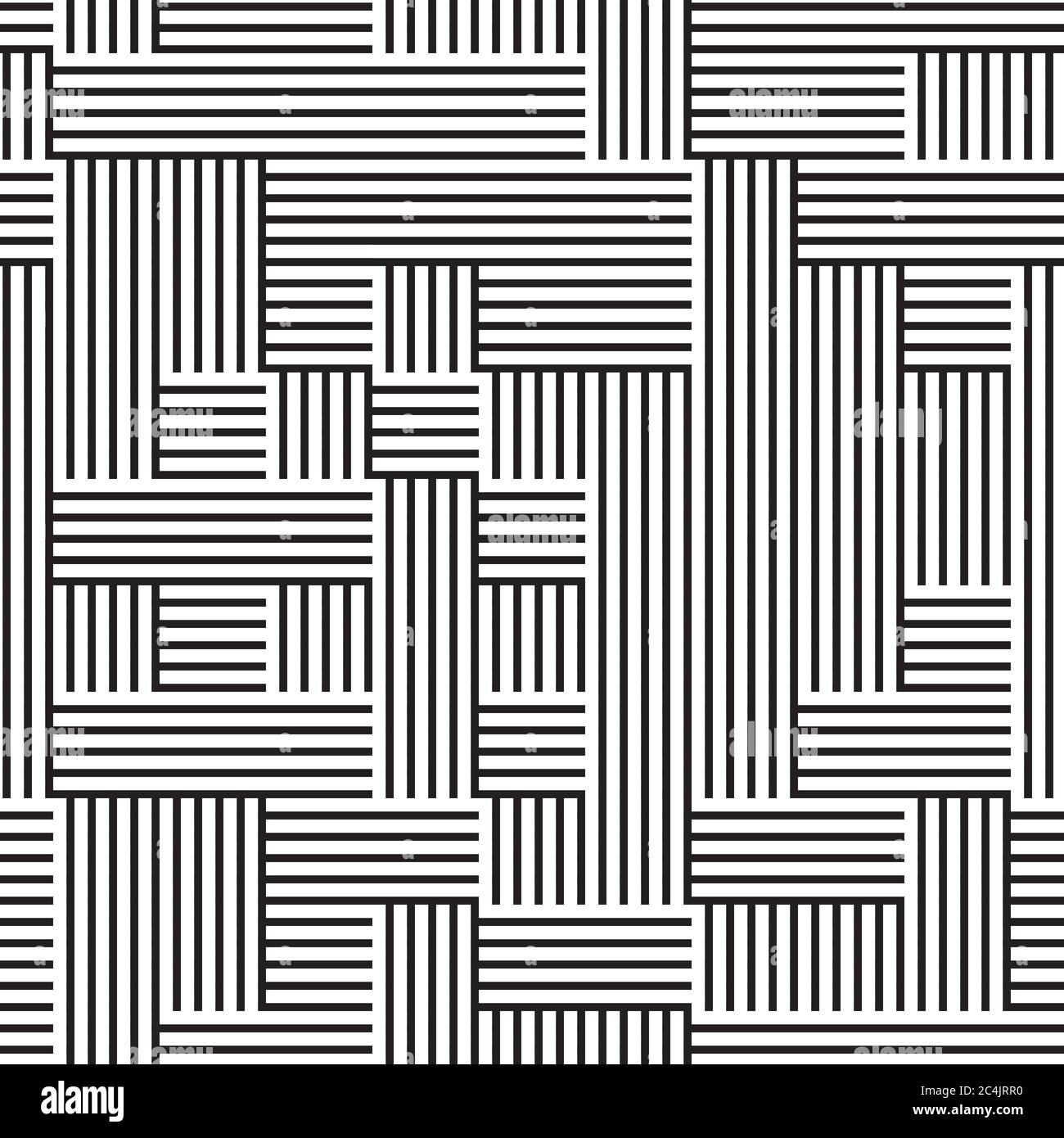 Black And White Horizontal Line Patterns