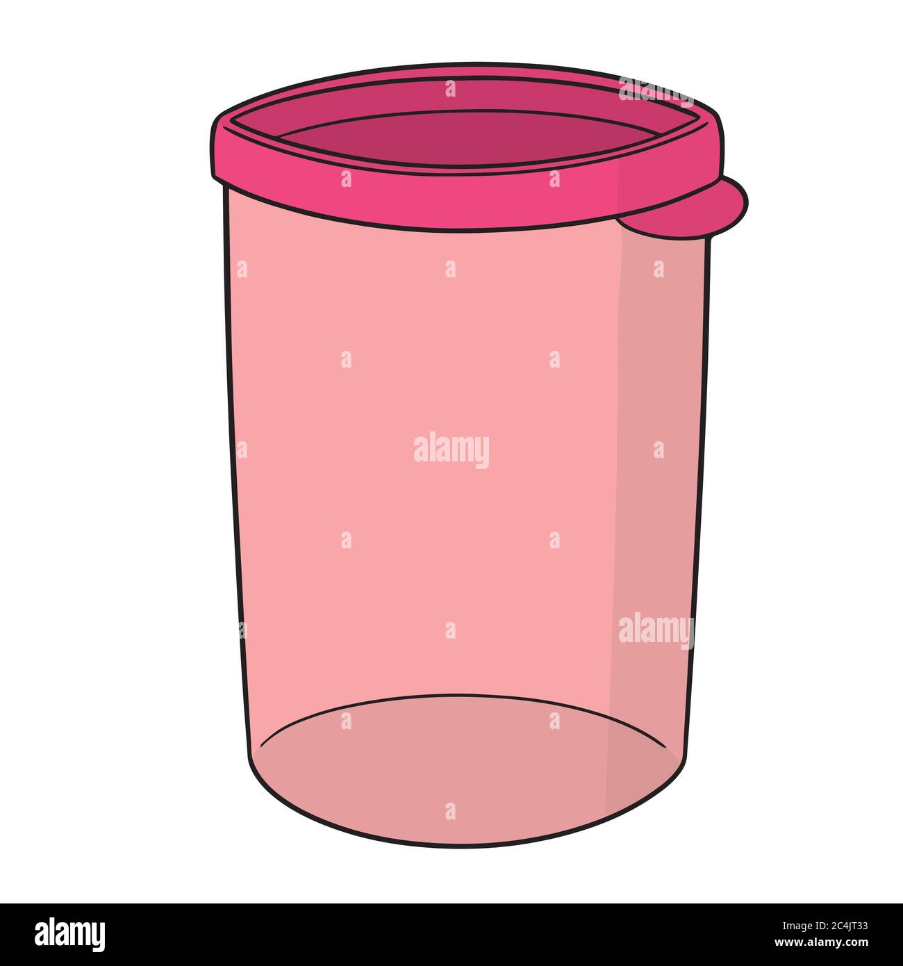 vector of plastic container Stock Vector Image & Art - Alamy