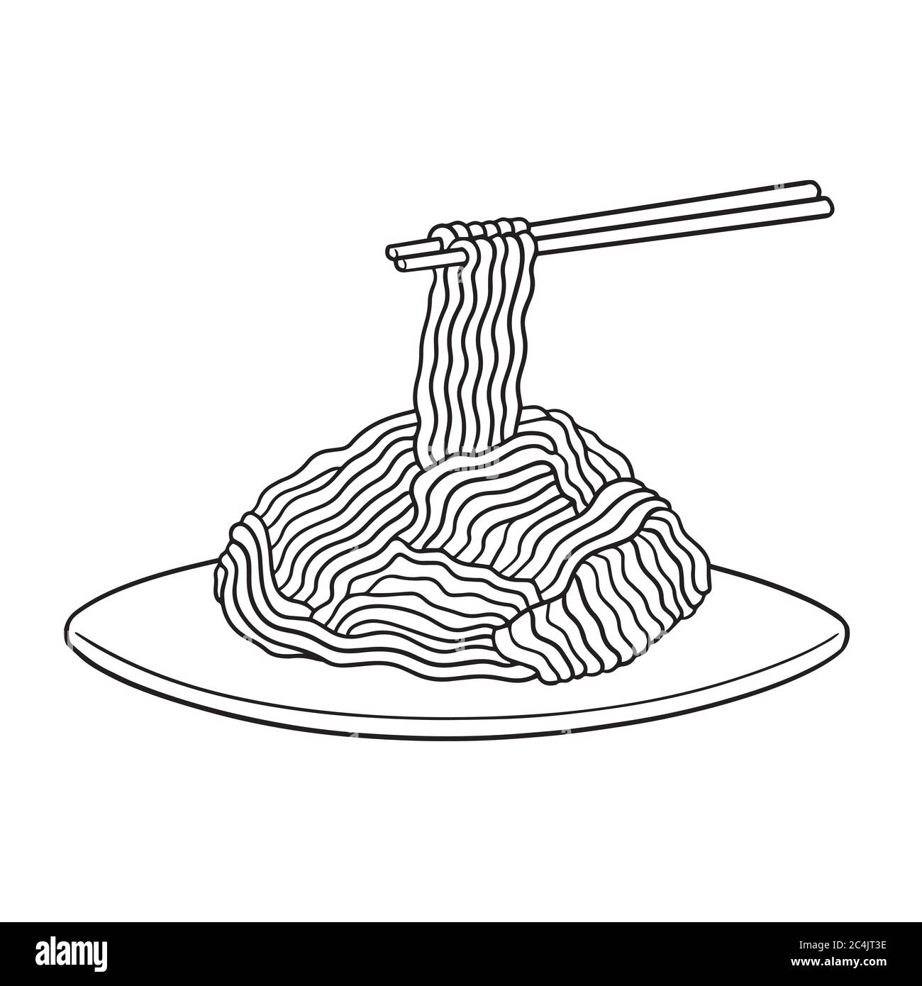 vector of noodle Stock Vector Image & Art - Alamy