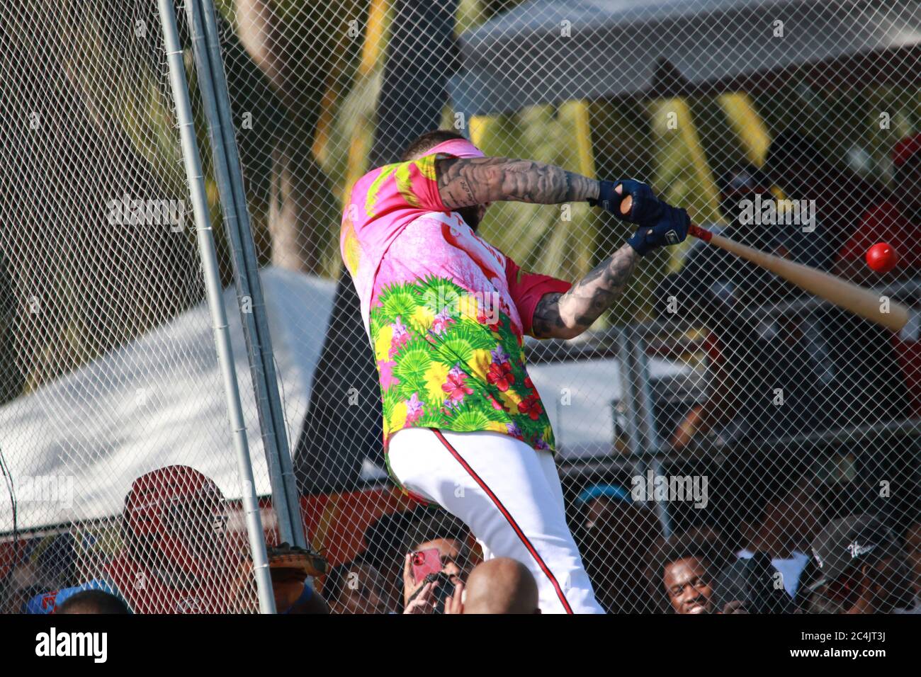 Baseball players hitting home runs showing their power agility strength ...