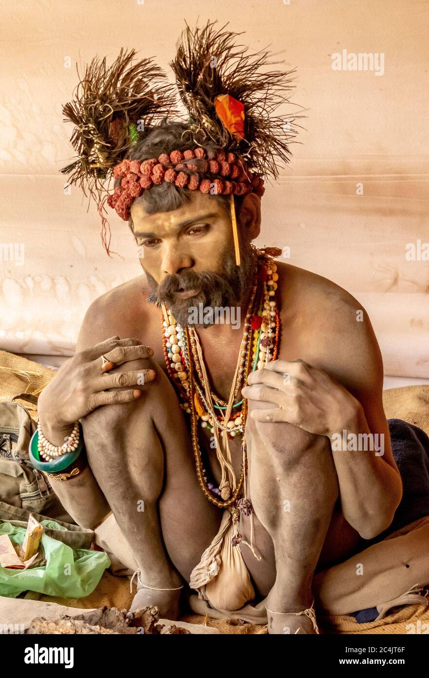 Naga sanyasi hi-res stock photography and images - Alamy