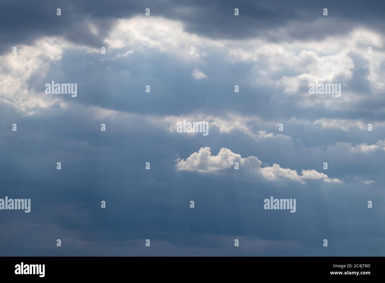 Sky dramatic panoramic grey view with clouds nice contrast blue scenic ...