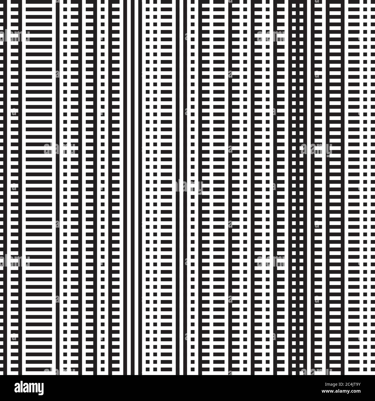 Seamless pattern with horizontal and vertical black lines Stock Vector ...