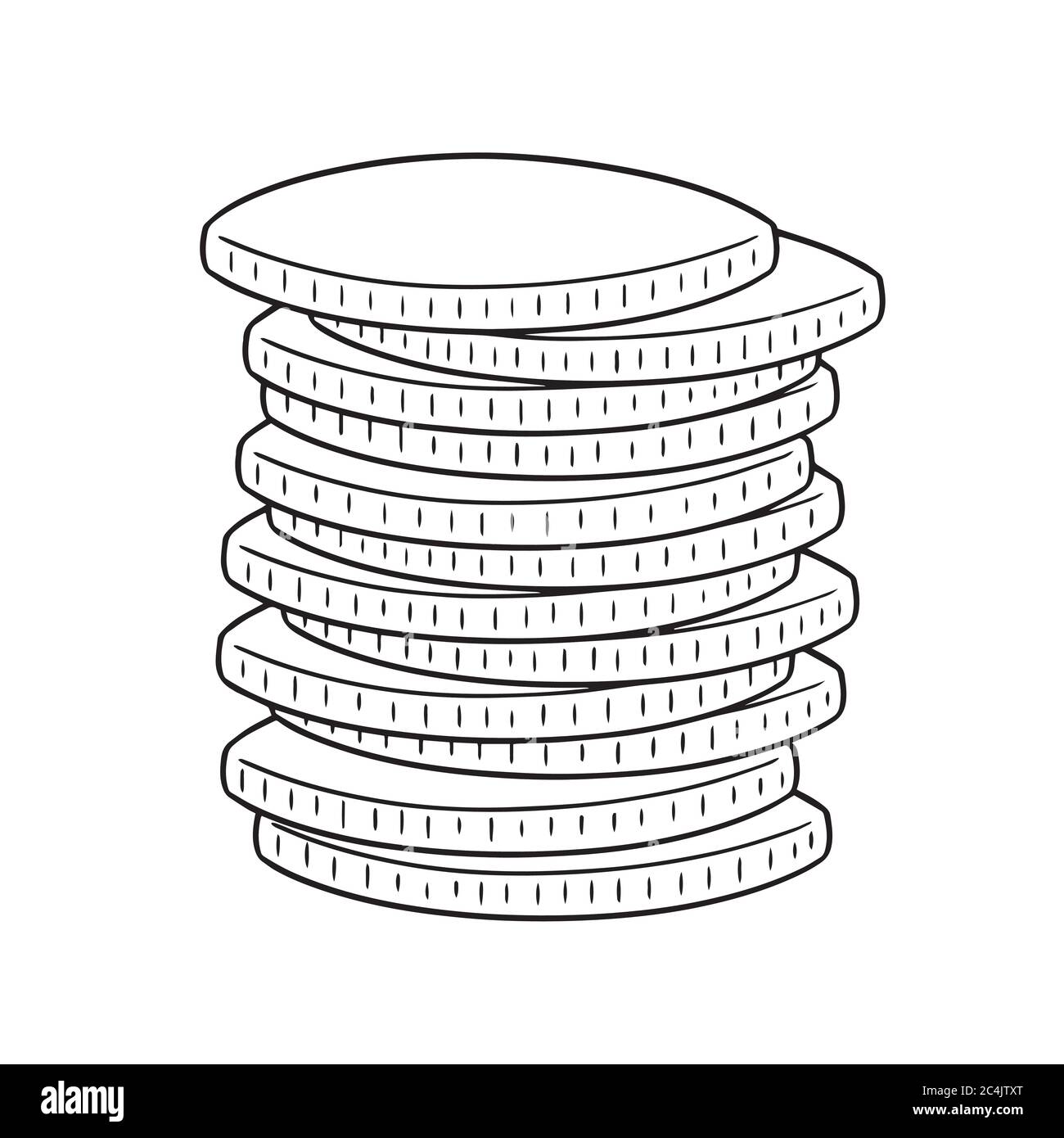 vector set of coins Stock Vector Image & Art - Alamy